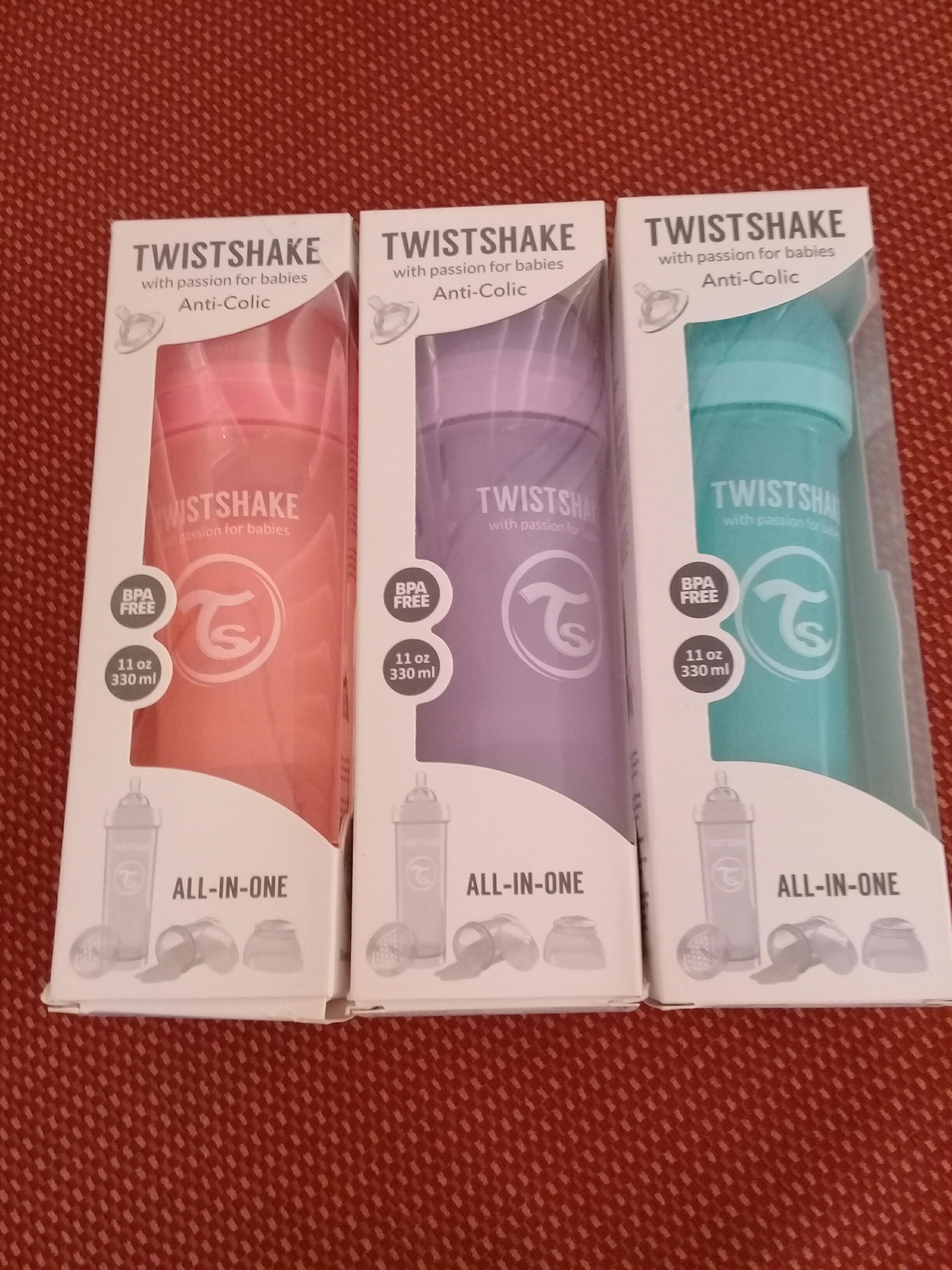 (SOLD OUT) - PASTEL 11oz/330ml Twistshake Anti-colic All in One Bottle, Babies & Kids, Nursing ...