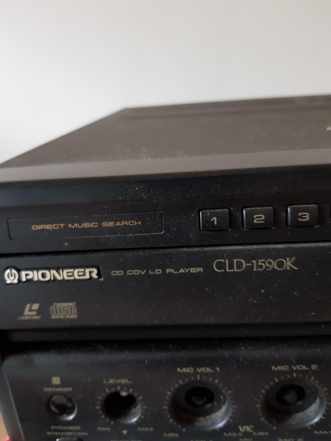 Pioneer Laser Disc (LD) Player CLD-1590K, TV & Home Appliances, TV ...