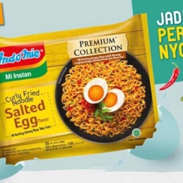 Salted egg indomie, Food & Drinks, Packaged & Instant Food on Carousell