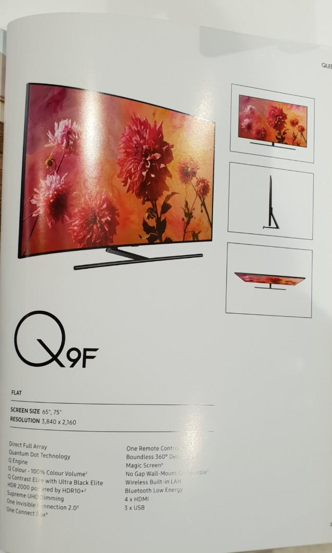 Samsung 2018 Q9 series QLED!!! Samsung QLED TV!!, TV & Home Appliances, TV & Entertainment, TV ...