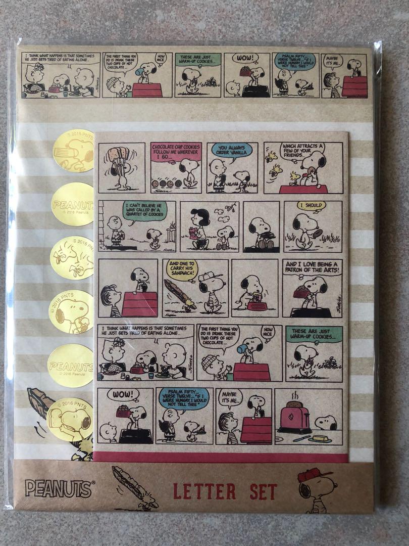 Snoopy letter set, Hobbies & Toys, Stationery & Craft, Craft Supplies ...