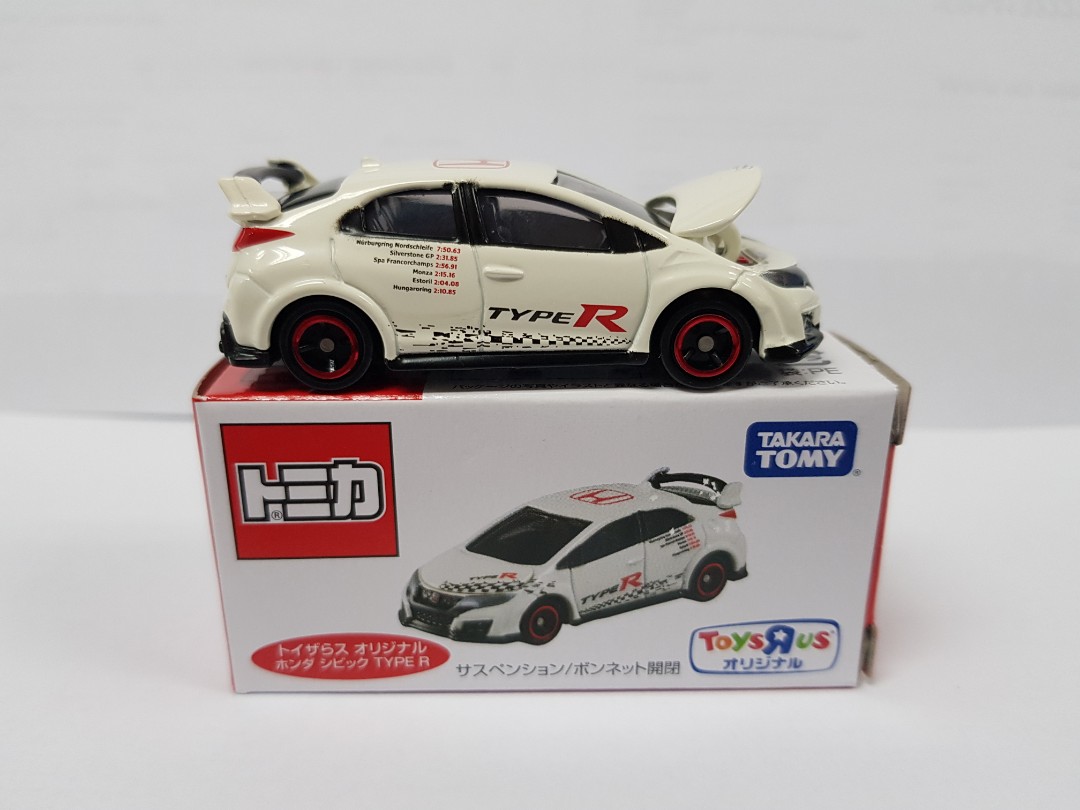 Tomica Honda Civic Type R TRU Exclusive, Hobbies & Toys, Toys & Games ...