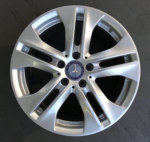 Used 17” Original Mercedes Rims, Car Accessories, Tyres & Rims on Carousell