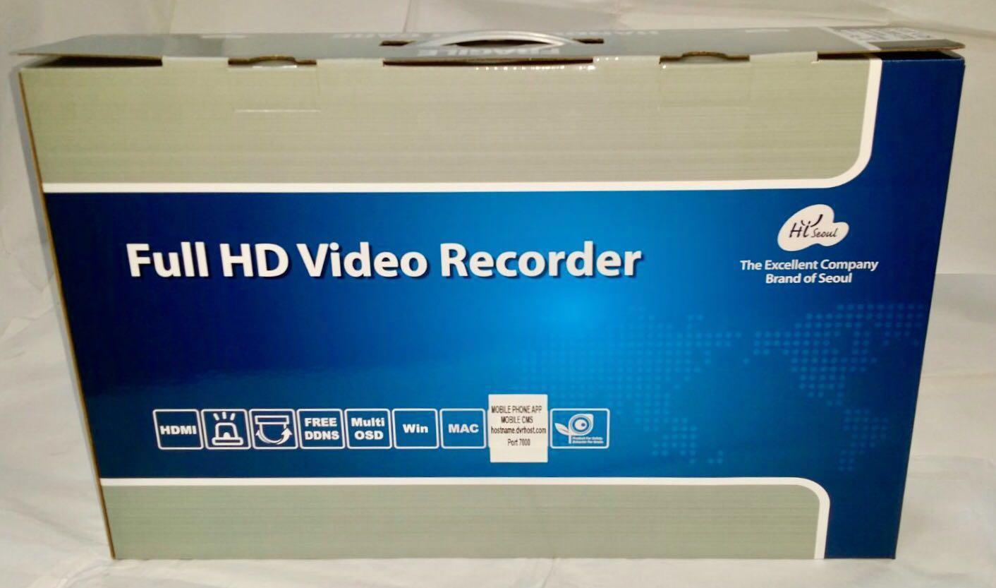 7-STAR* 4/8/16CH Full-HD 1920*1080P DVR (KOREA) - CCTV Security Digital ...