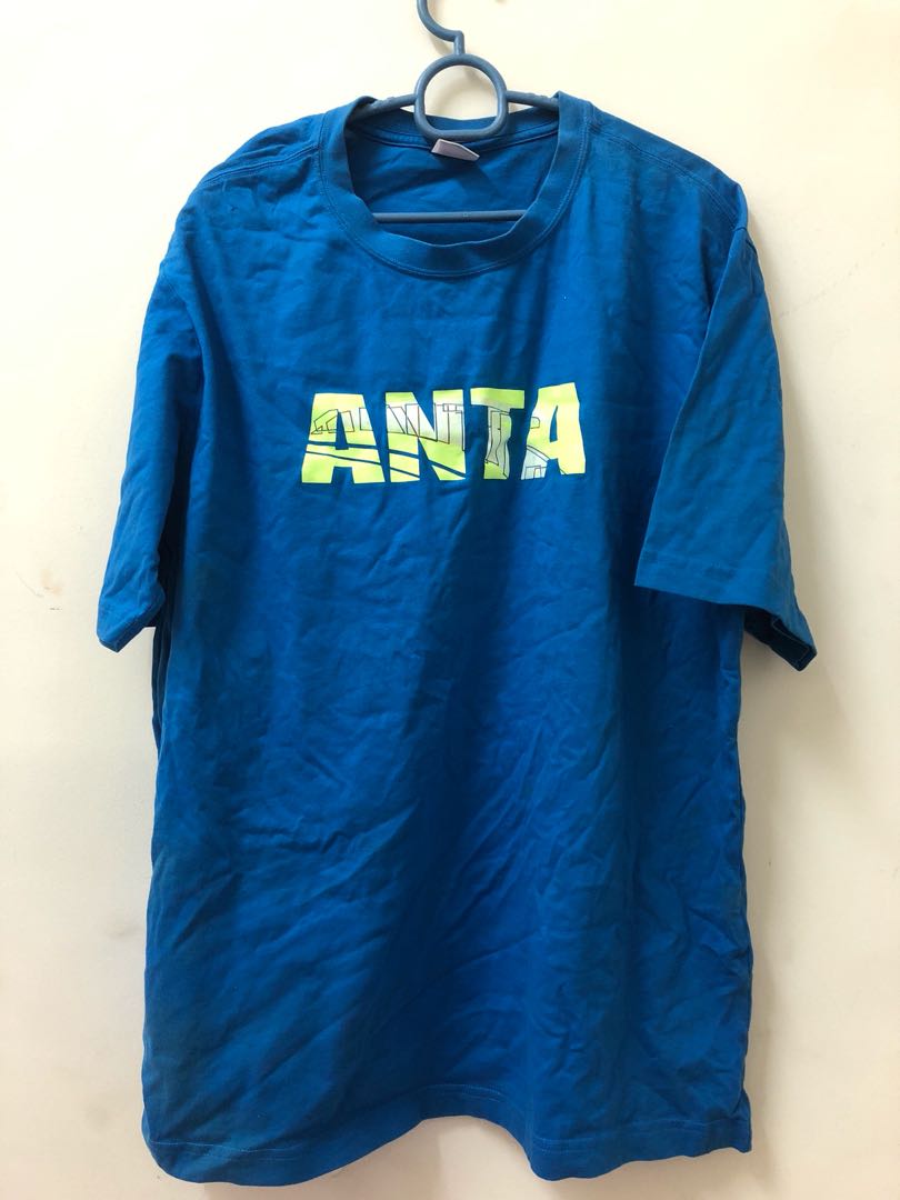 Anta t shirt, Men's Fashion, Tops & Sets, Tshirts & Polo Shirts on ...