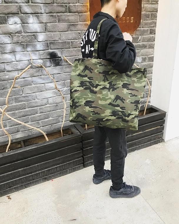 SAF Camo Design Big tote bah. Go plastic free, save the earth!, Men's ...
