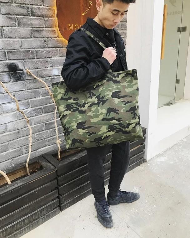 SAF Camo Design Big tote bah. Go plastic free, save the earth!, Men's ...