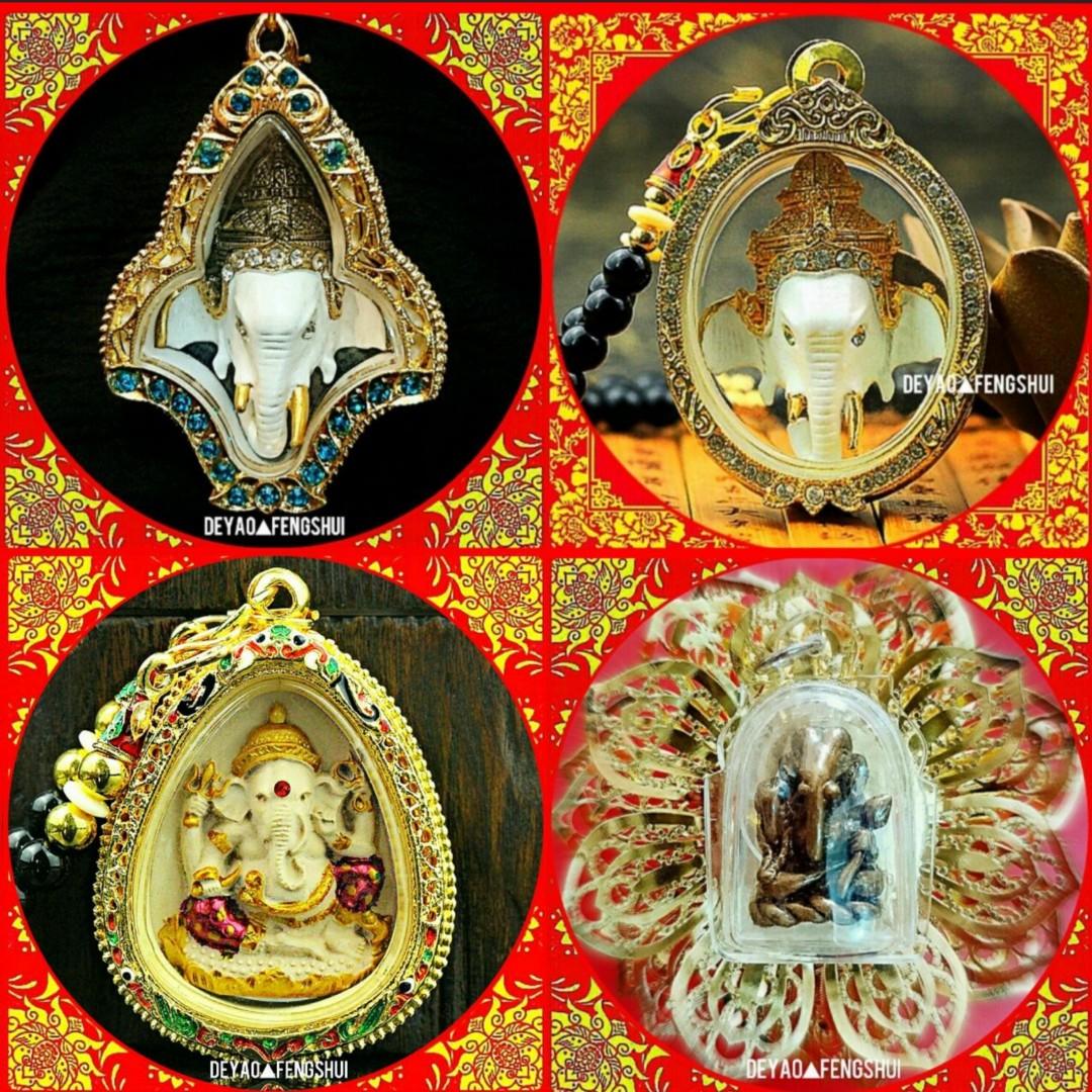 BN Religious Talisman Hindu God Lord Ganesha Elephant Deity Amulet ...