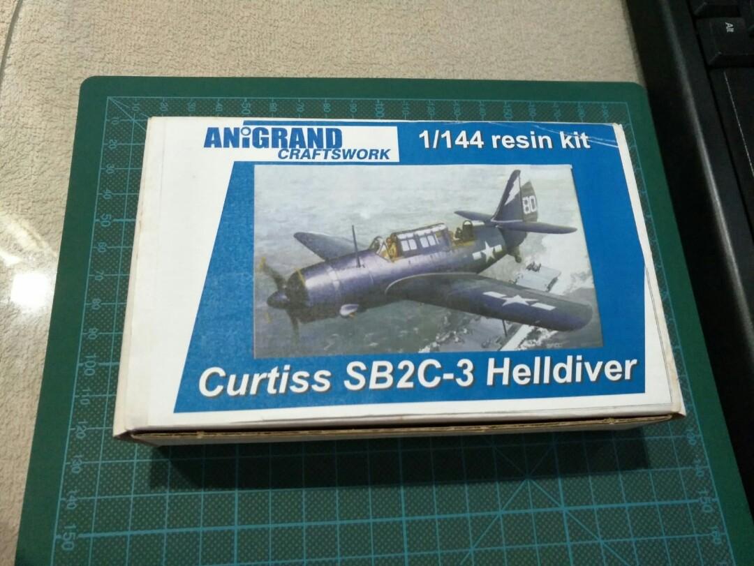 BNIB Anigrand Craftswork 1/144 SB2C-3 Curtiss Helldiver Resin kit ...