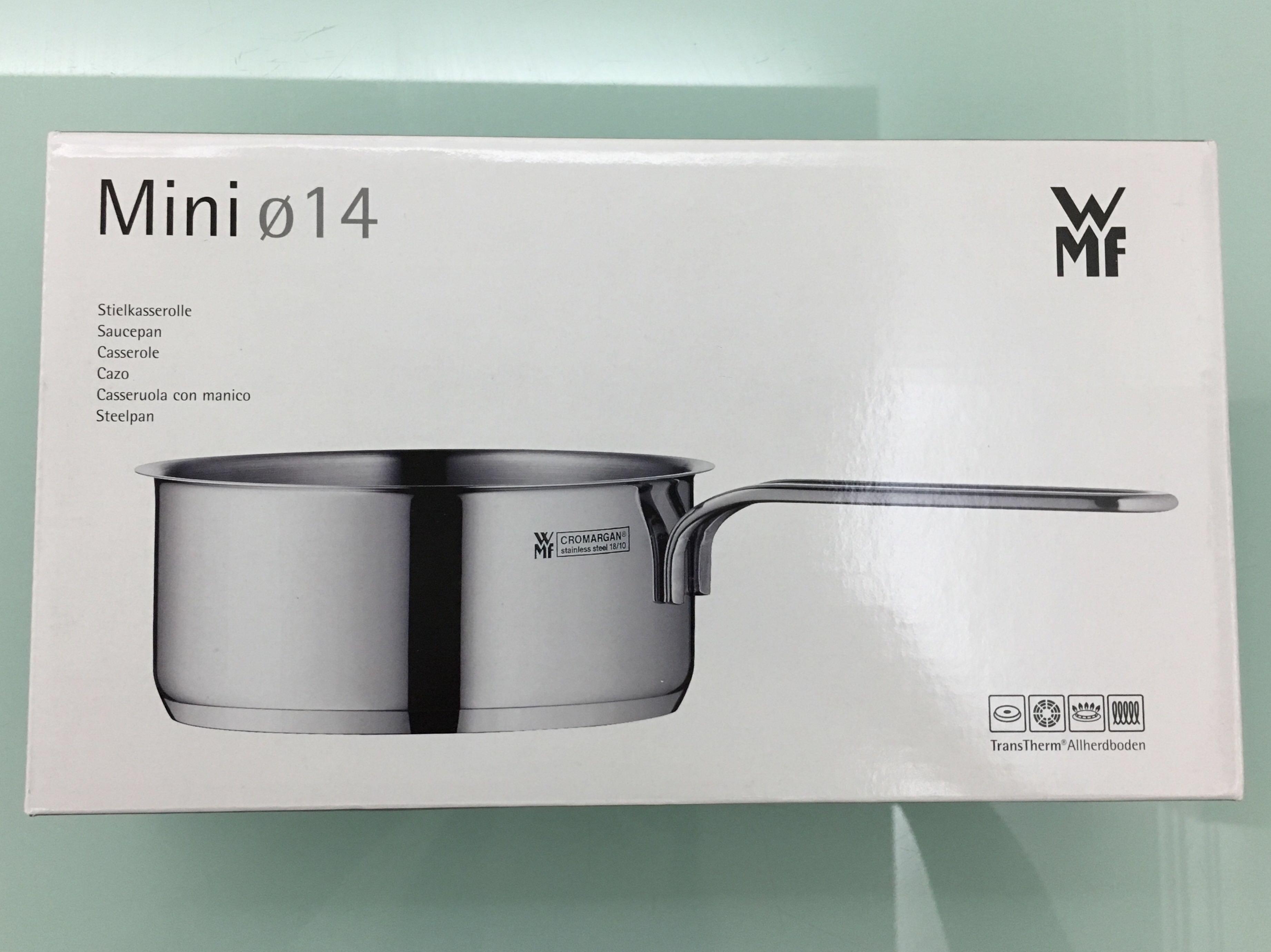 Brand New WMF Saucepan MINI 14cm, Furniture & Home Living, Kitchenware & Tableware, Cookware ...