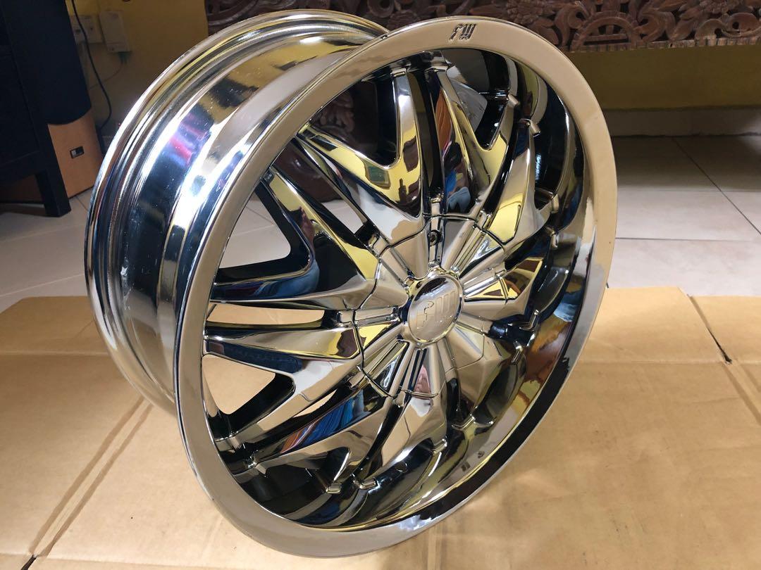 Chrome Rims, Car Accessories, Tyres & Rims on Carousell