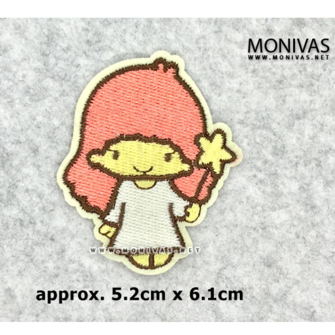 Kiki Little Twin Stars Embroidery Iron On Patch Sanrio Decorations ...