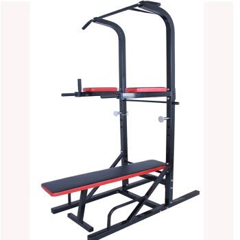 Heavy duty utility pull up rack w bench press bench, Sports Equipment, Exercise & Fitness ...