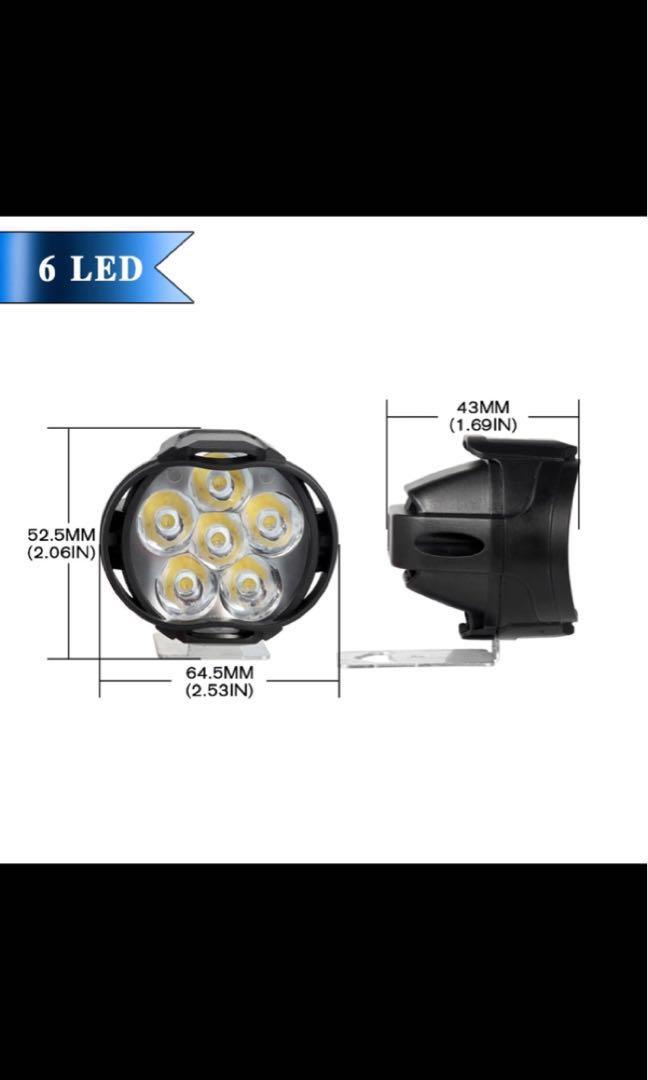 LED Fog light/headlight 10W Super Bright, Motorcycles, Motorcycle ...