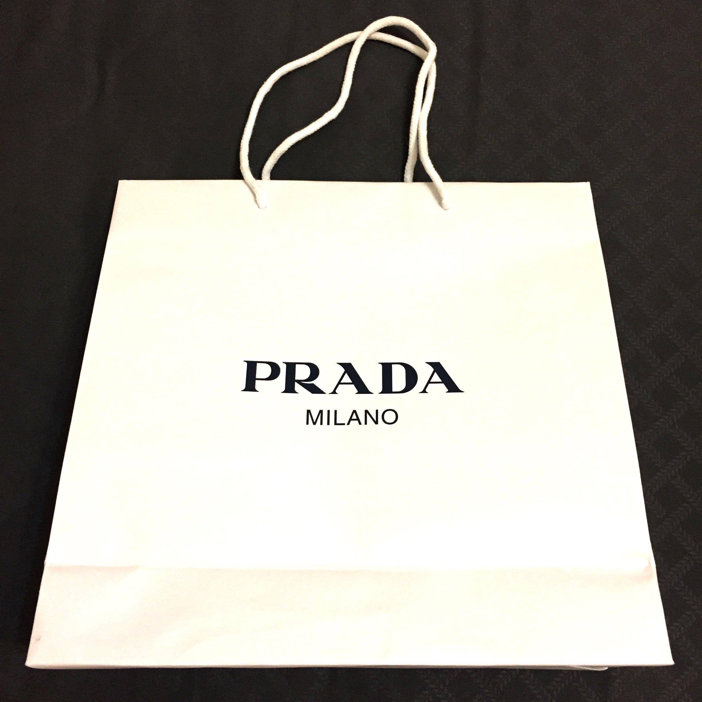 Prada Paper Bag 03, Luxury, Bags & Wallets on Carousell