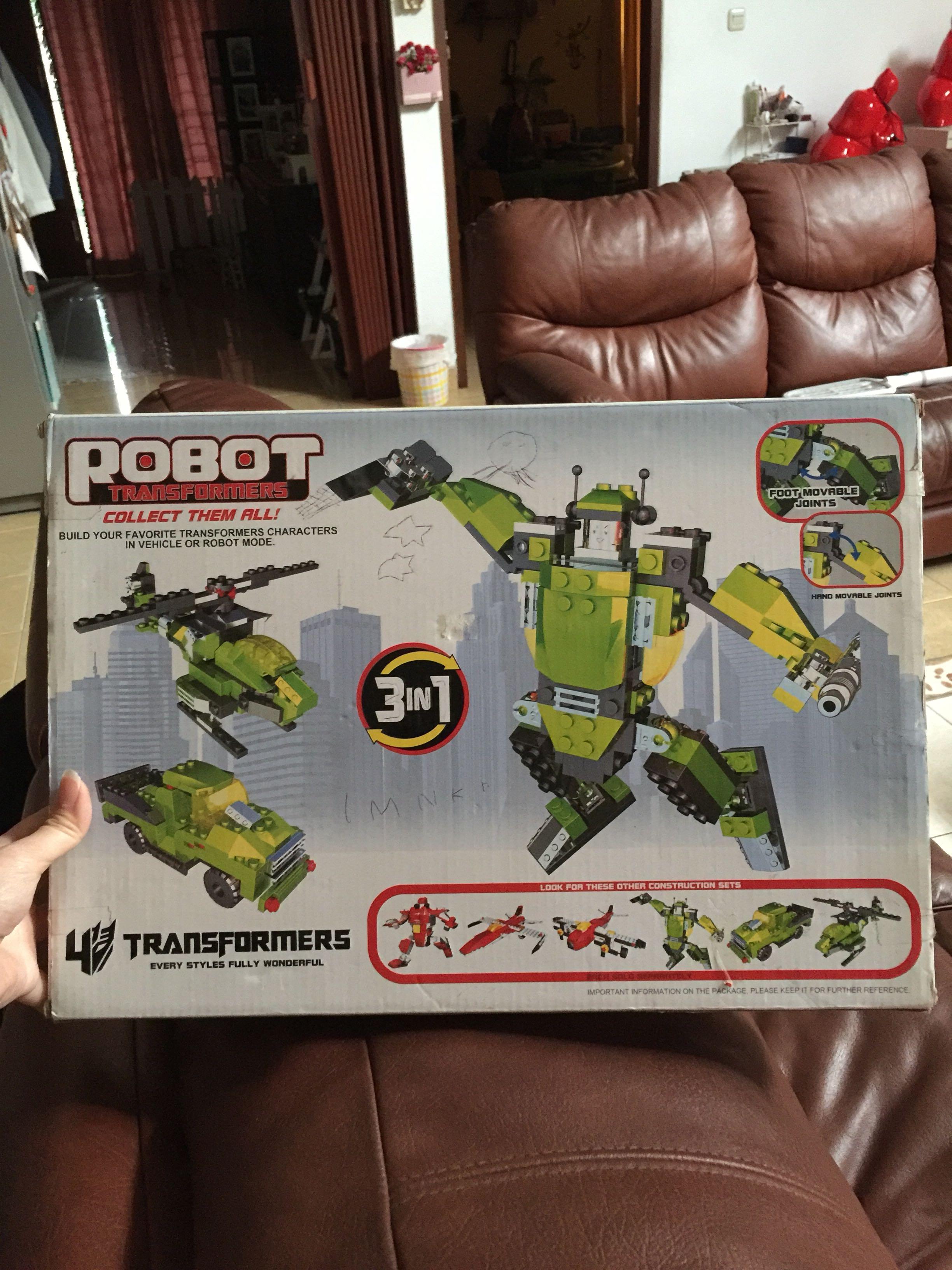 Robot Transformers Blocks, Bayi & Anak, Mainan & Baby Walker di Carousell