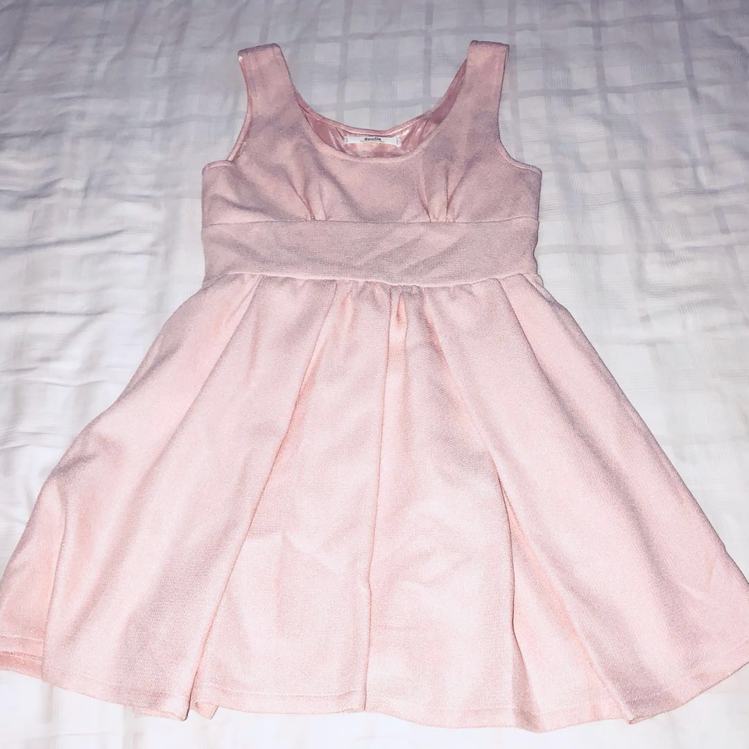 Sexy sweet pink peach babydoll dress dazzlin Tokyo japan. Push up dress ...