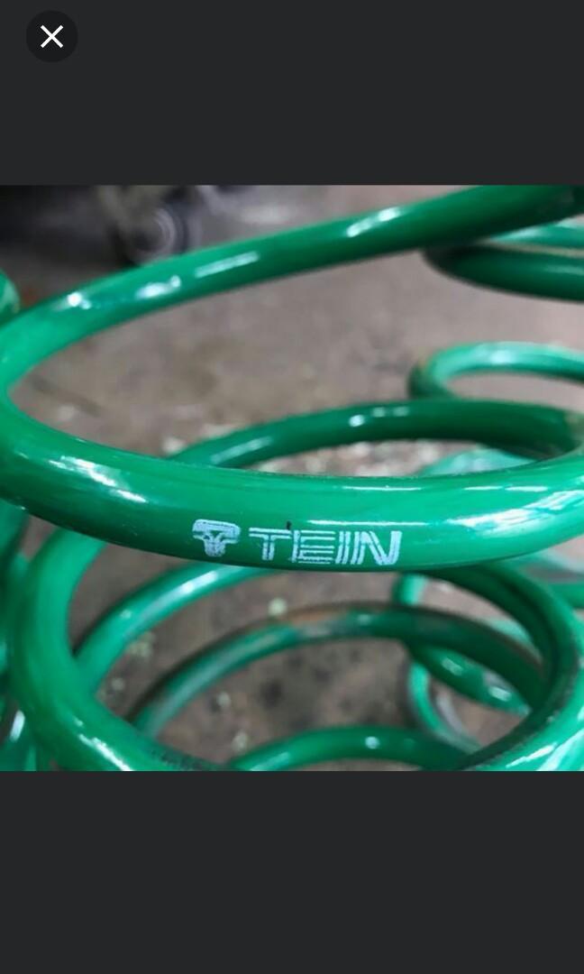 TEIN lowered spring with original suspension, Car Accessories ...