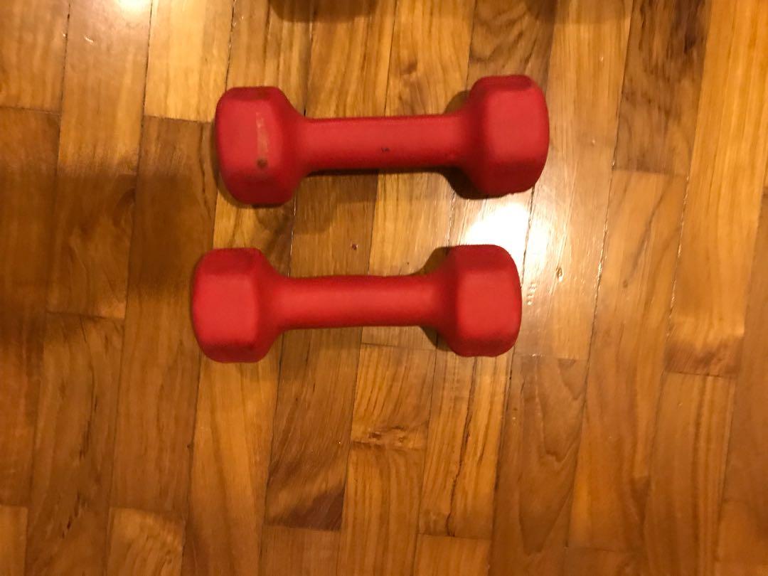 weights-sports-equipment-exercise-fitness-weights-dumbbells-on