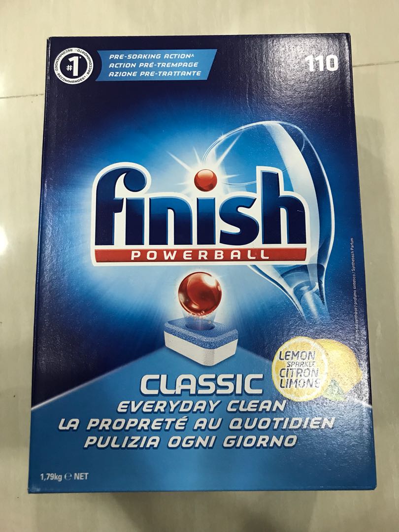 "Finish" Dishwasher Detergent Tablet Form (110 tablet), Furniture ...