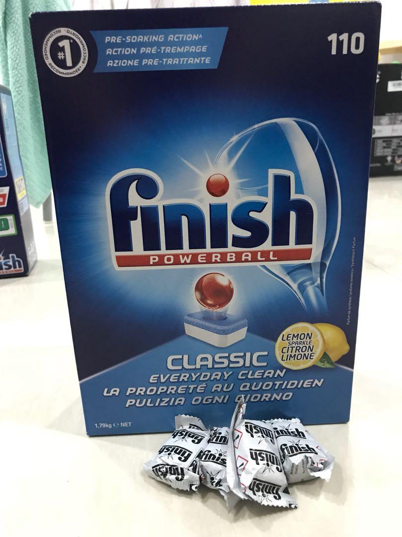 "Finish" Dishwasher Detergent Tablet Form (110 tablet), Furniture ...