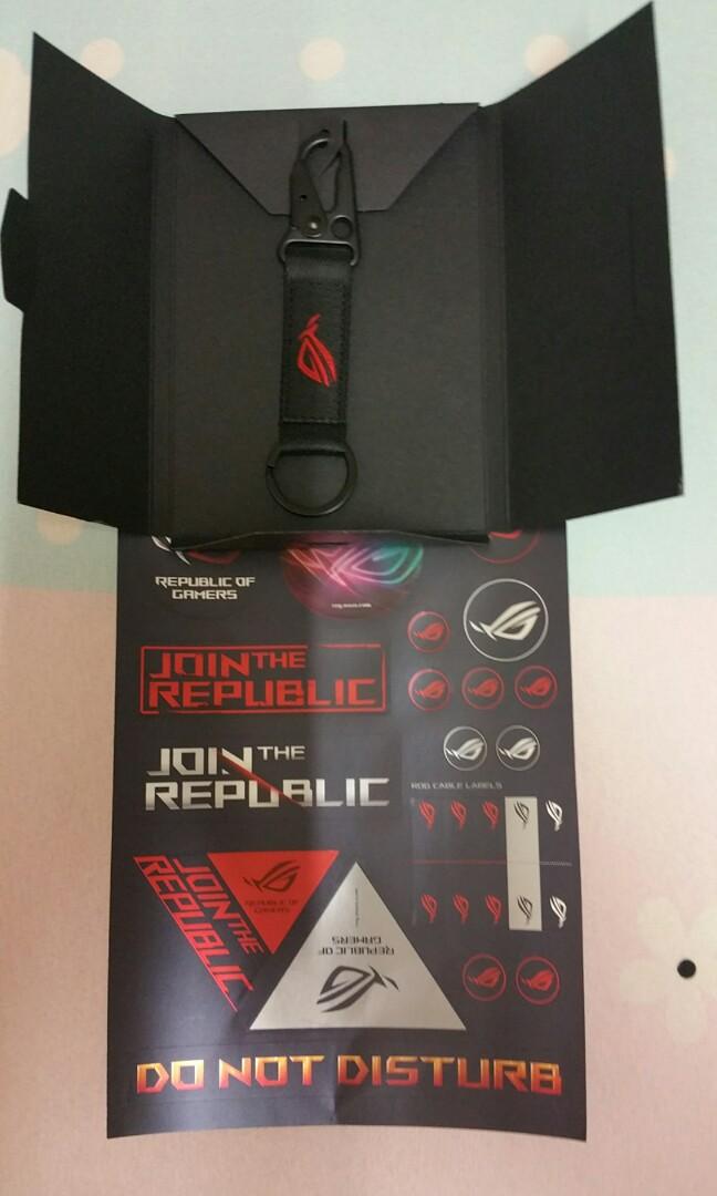 Asus Republic of Gamers Laptop Bag and Mouse, Electronics, Computer ...