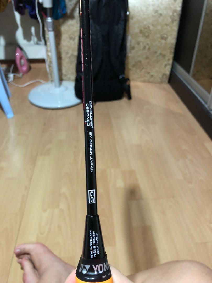 Gosen Roots beat Red Badminton racket, Sports Equipment, Sports & Games ...
