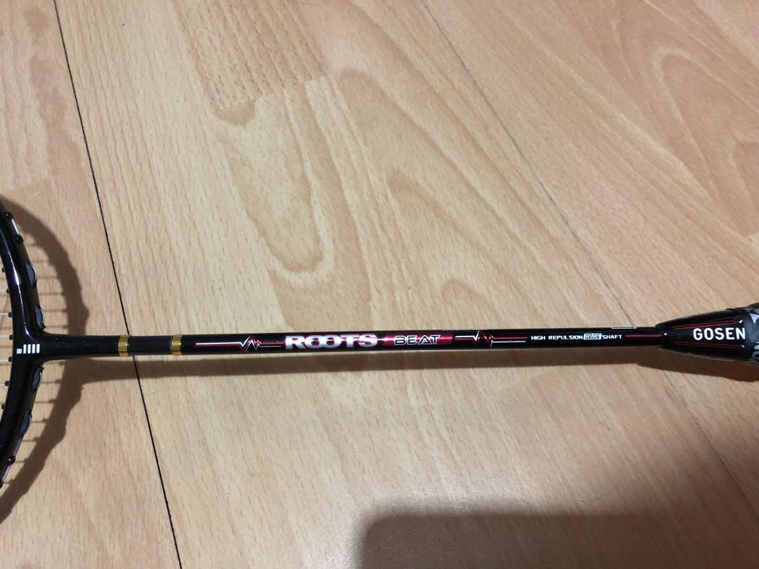 Gosen Roots beat Red Badminton racket, Sports Equipment, Sports & Games ...