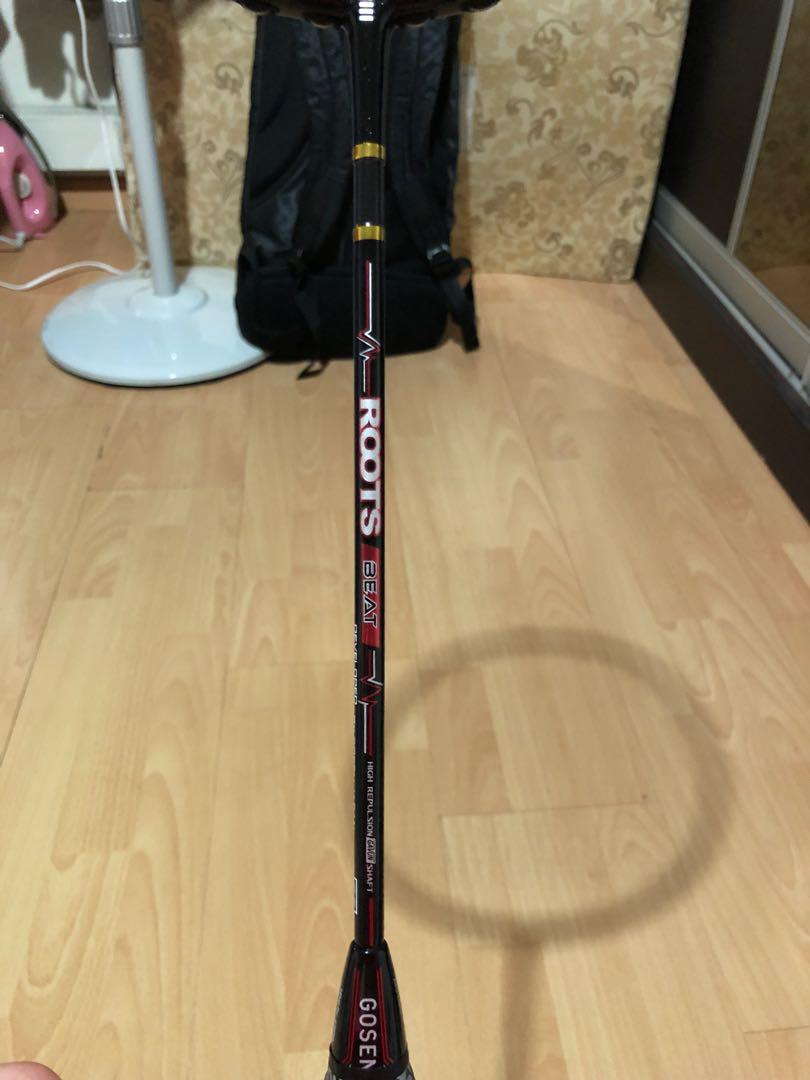 Gosen Roots beat Red Badminton racket, Sports Equipment, Sports & Games ...