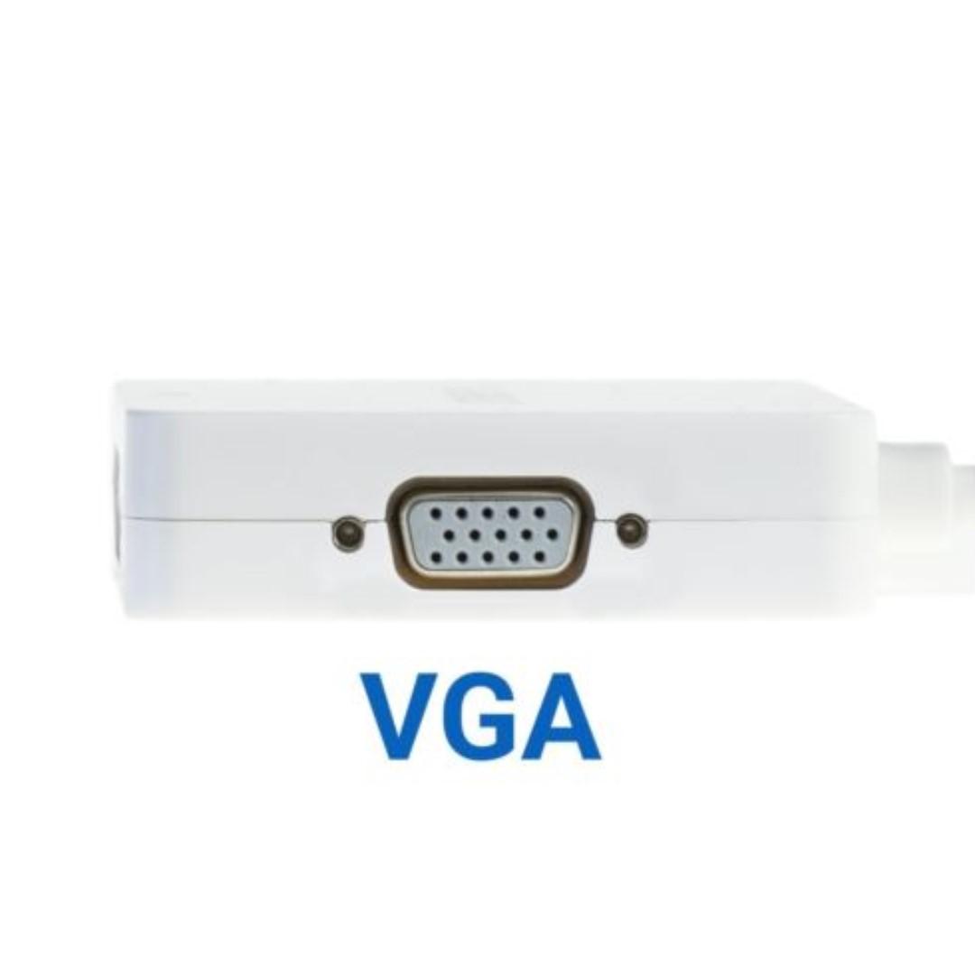 G-Shield Thunderbolt Adapter [1080p] 3-in-1 Mini DisplayPort to HDMI ...