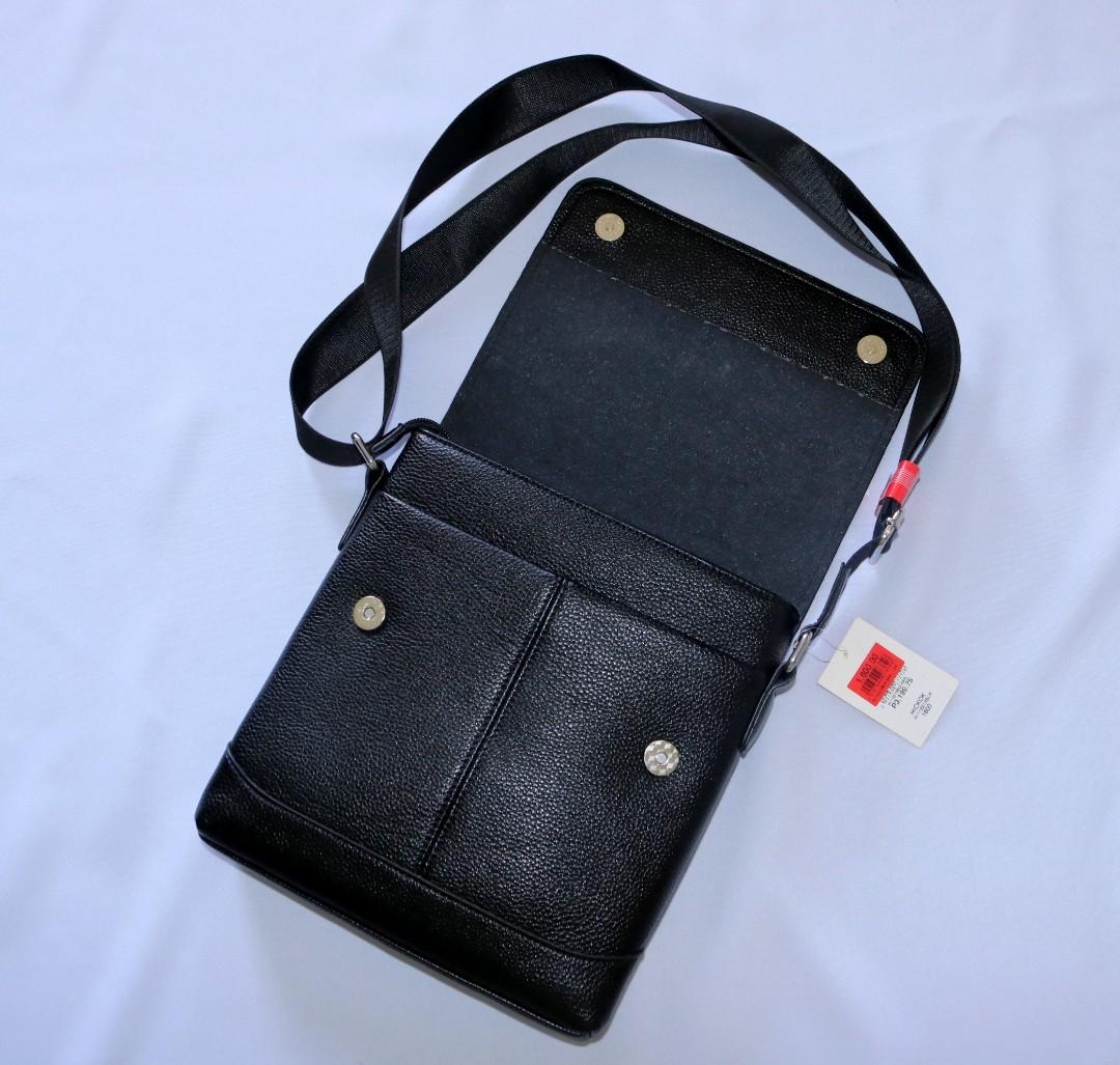 Hickok Leather Sling Bag, Luxury, Apparel on Carousell