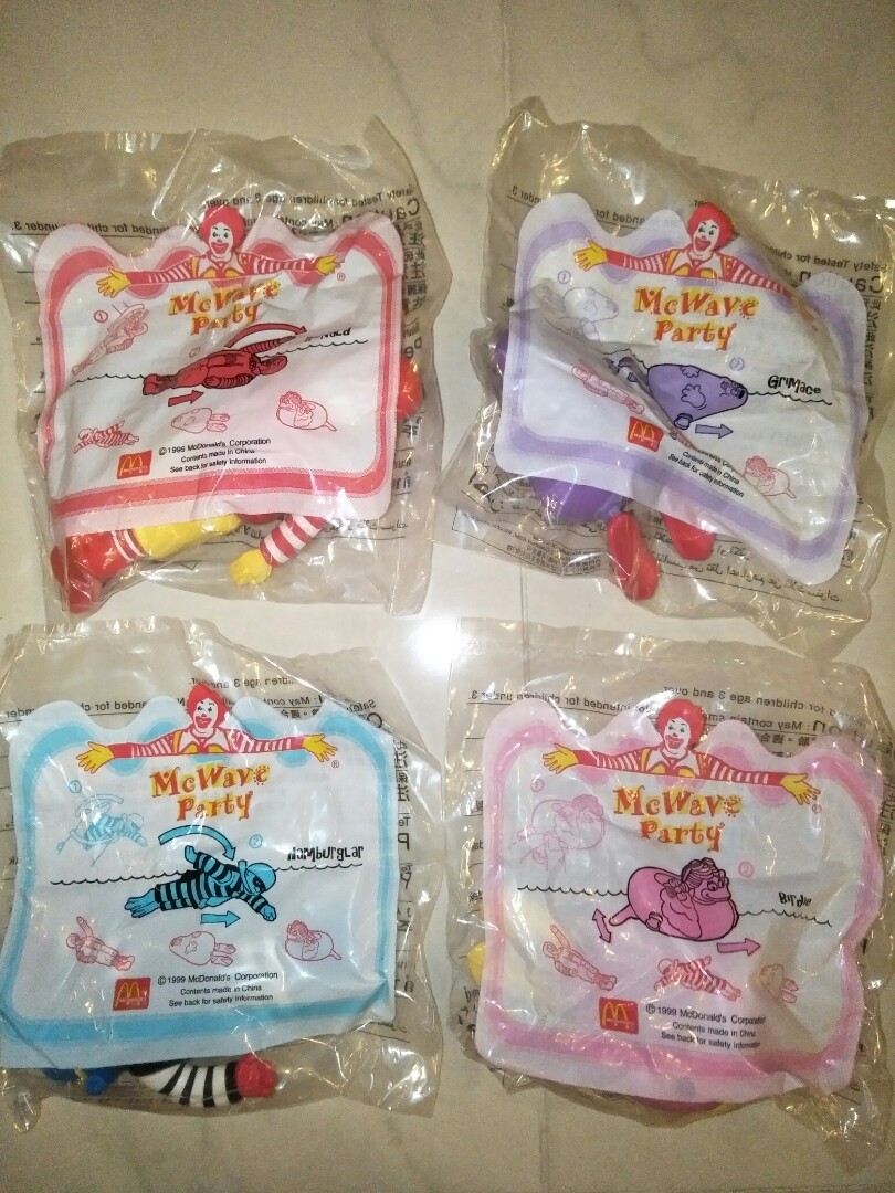 McDonald's McWave Party set, Hobbies & Toys, Toys & Games on Carousell