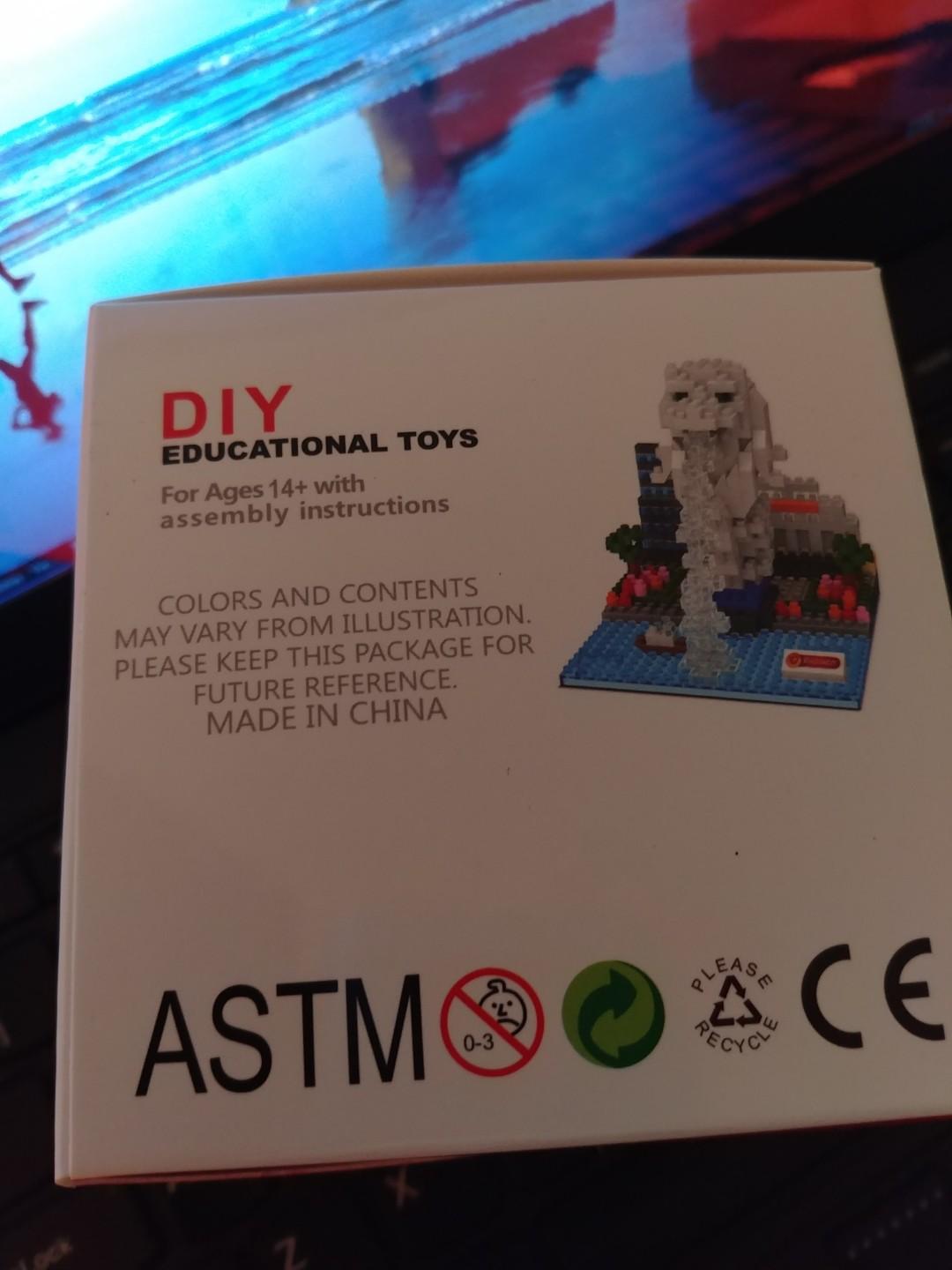 Merlion mini nano blocks lego, Hobbies & Toys, Toys & Games on Carousell