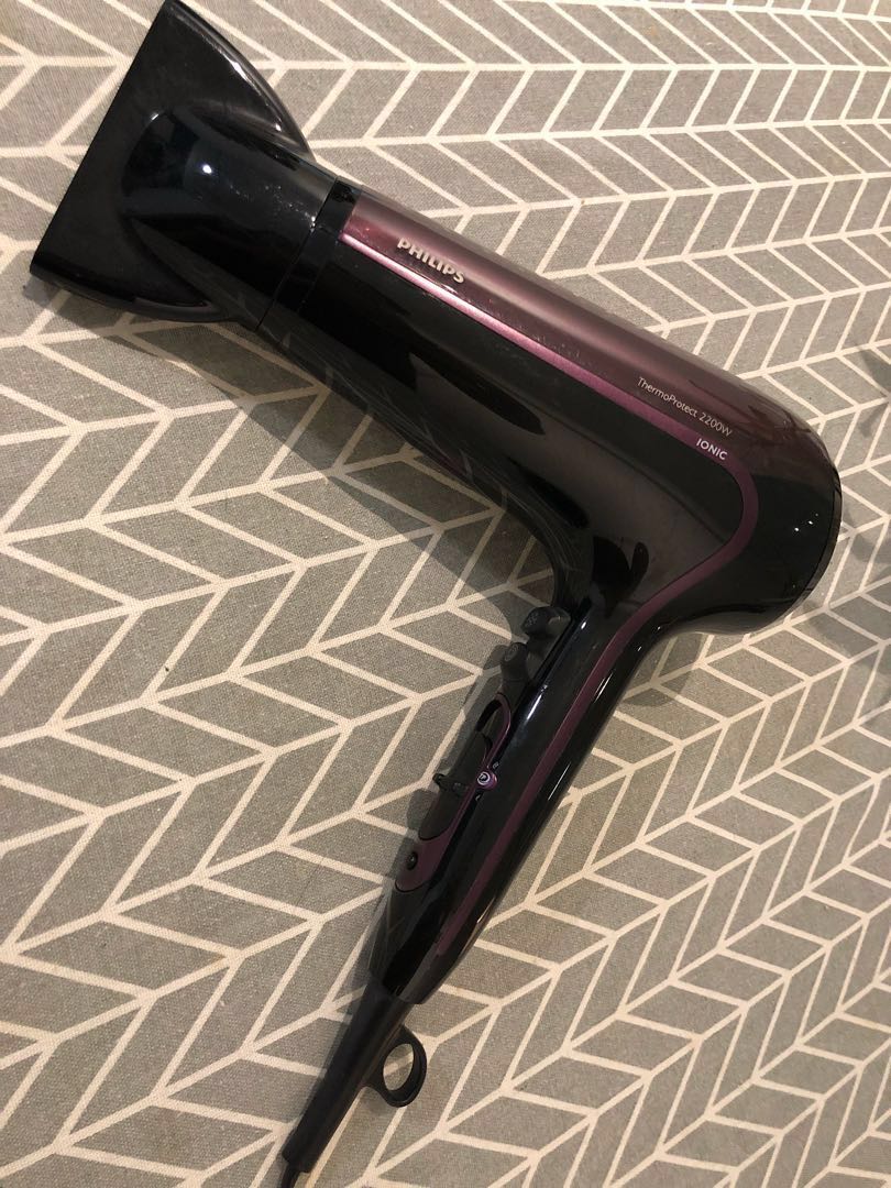 Philips ionic hair dryer with thermoprotect, Beauty & Personal Care ...