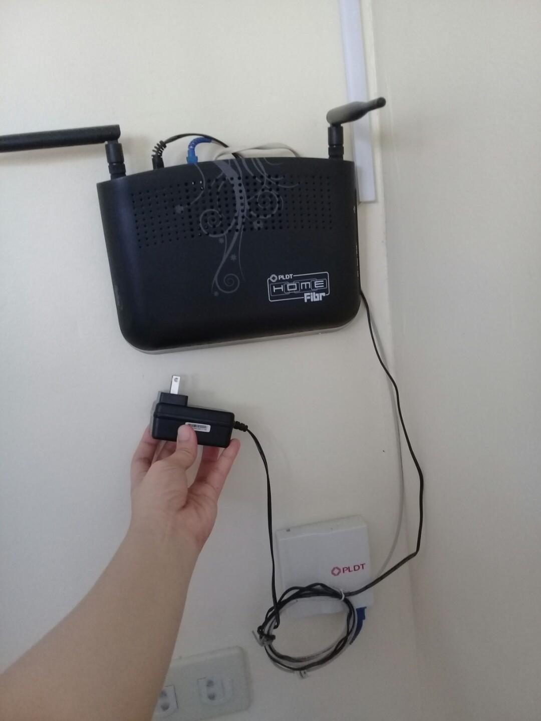 Pldt fibr modem and landline, Computers & Tech, Parts & Accessories ...