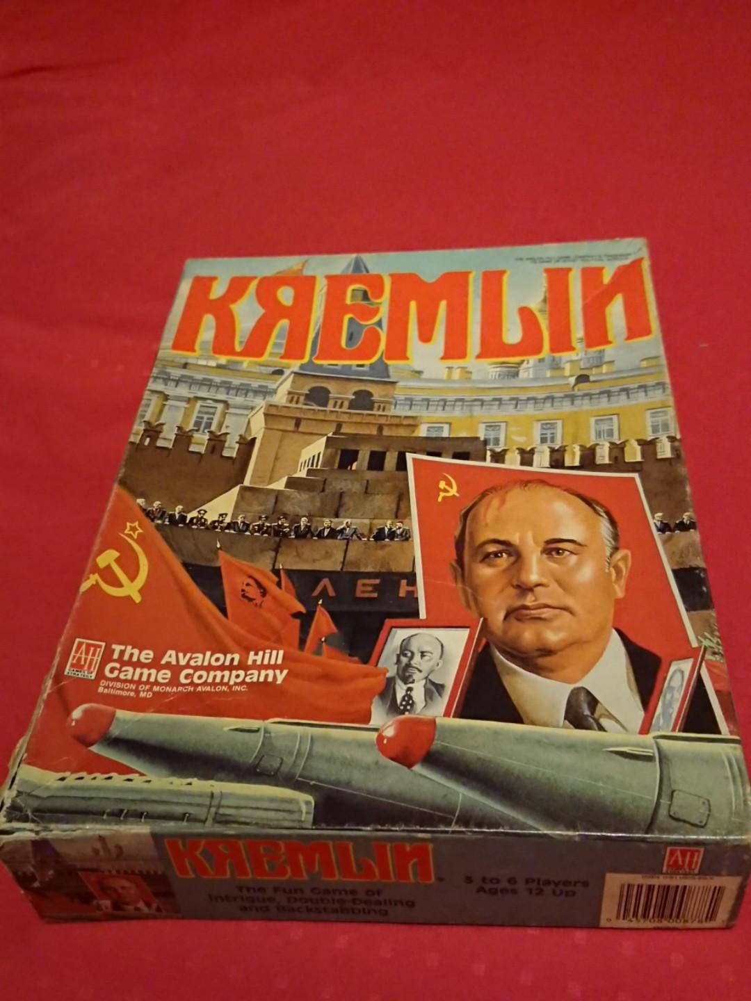 Rare Avalon Hill game -Kremlin fm 80's of political intrigue, Hobbies ...