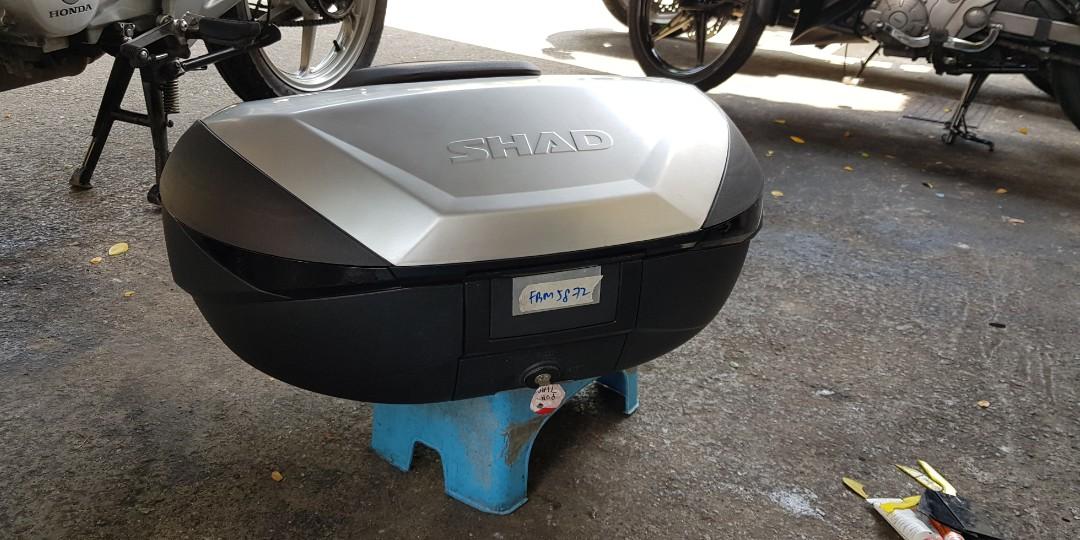 Shad SH59X top case expandable, Motorcycles, Motorcycle Accessories on ...