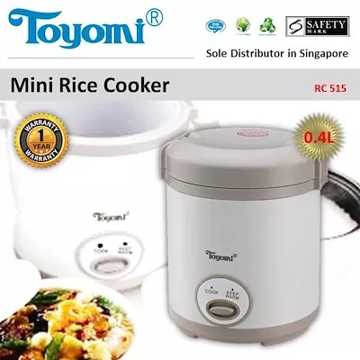 Toyomi Mini Rice Cooker 0.4L, TV & Home Appliances, Kitchen Appliances ...