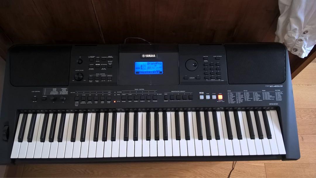Yamaha PSR E453 Keyboard, Hobbies & Toys, Music & Media, Musical ...