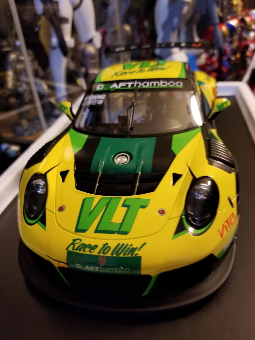 絕版1:18 100% Spark PORSCHE 911 VLT Macau 2016 limited edition, 興趣及遊戲, 旅行 ...