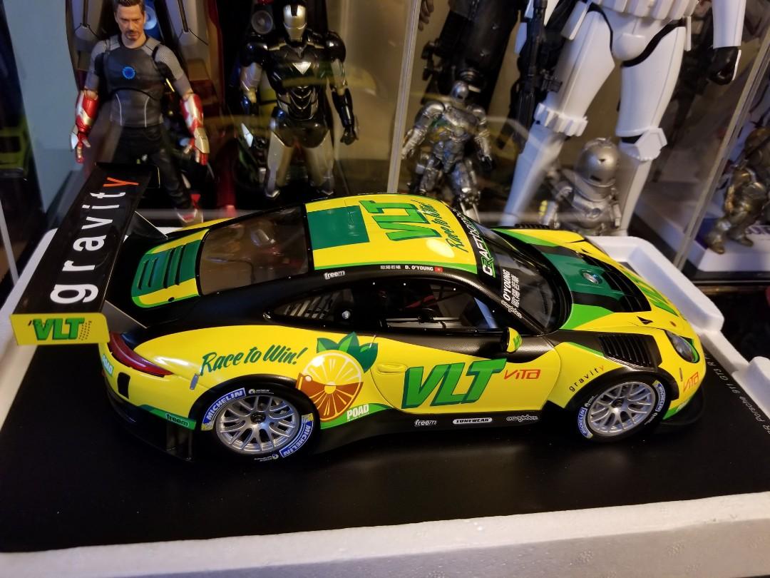 絕版1:18 100% Spark PORSCHE 911 VLT Macau 2016 limited edition, 興趣及遊戲, 旅行 ...
