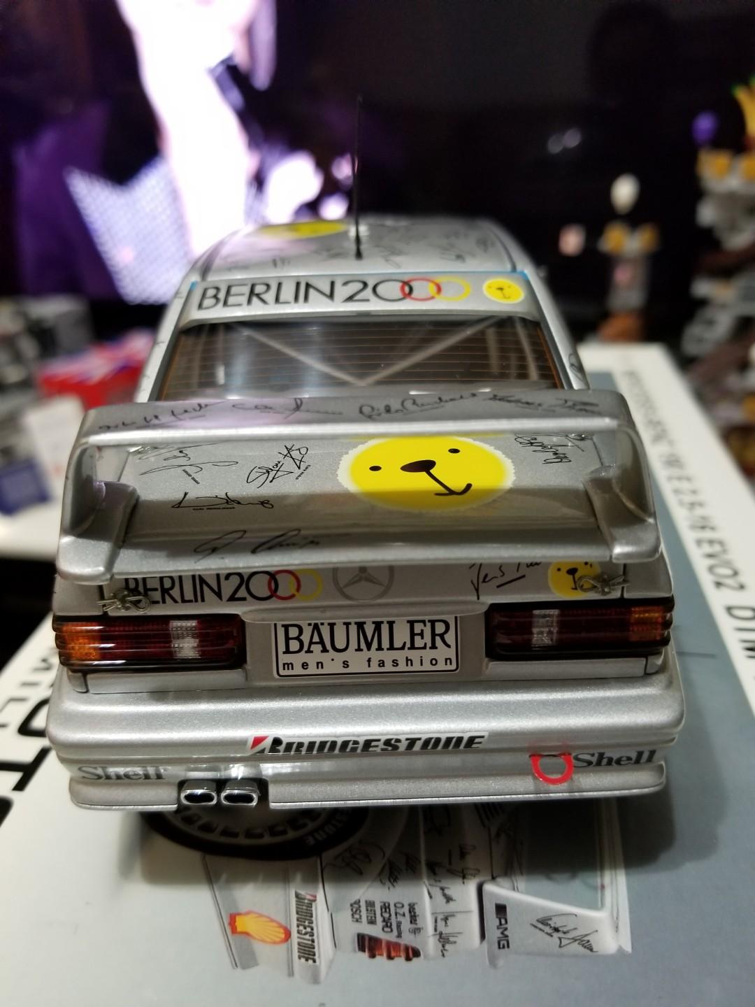 1:18 Autoart Mercedes-Benz 190E 2.5-16 EVO2 DTM 1992 Berlin 2000, 興趣及遊戲 ...