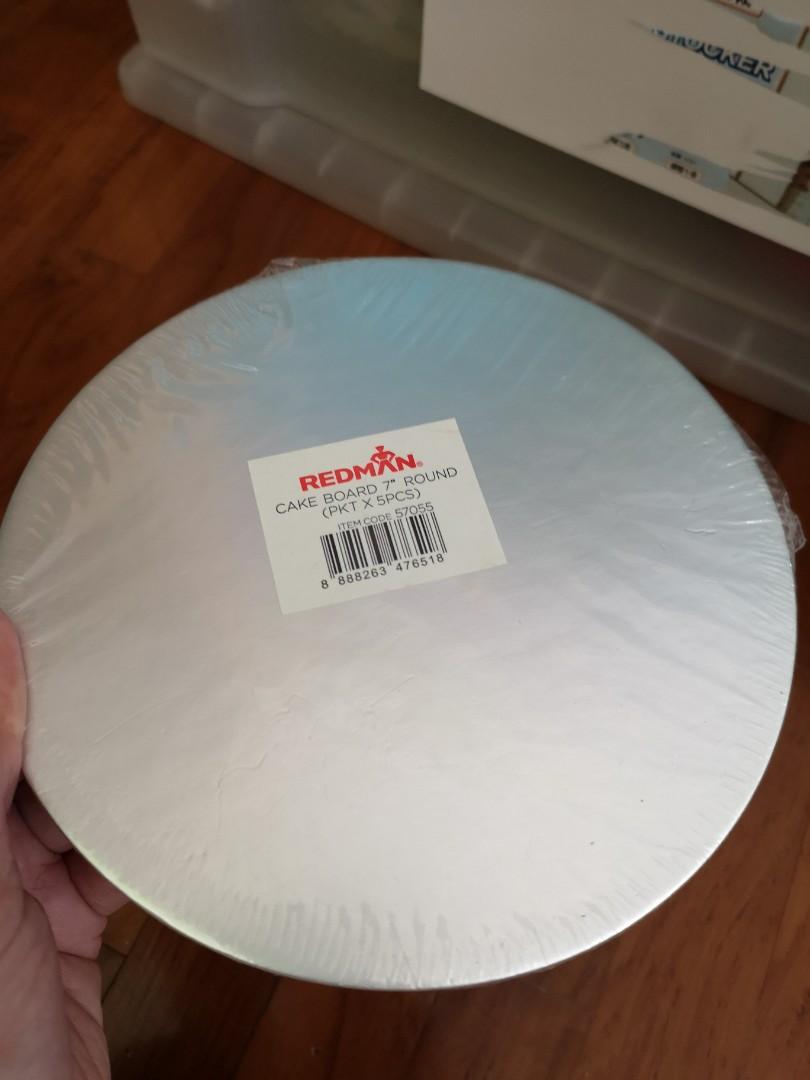 7 inch cake board, set of 5, Furniture & Home Living, Kitchenware ...
