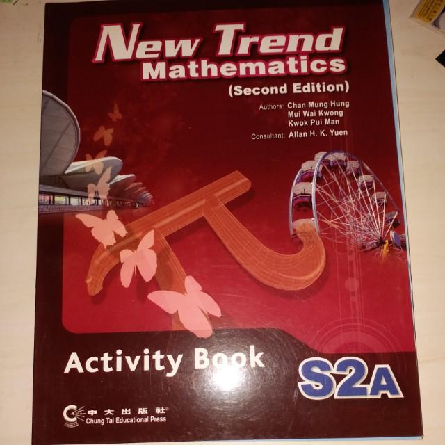 中二數學練習 new trend activity book 2A, 興趣及遊戲, 書本 & 文具, 教科書 - Carousell