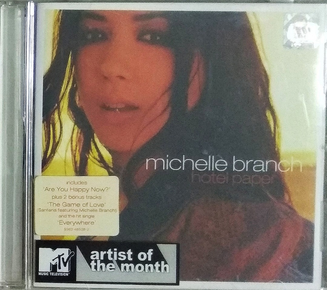 arthcd MICHELLE BRANCH Hotel Paper CD, Hobbies & Toys, Music & Media ...