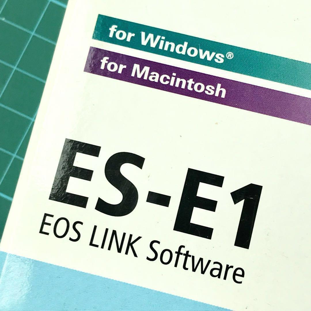 Canon ES-E1 EOS Link Software for EOS 1V, Photography, Cameras on Carousell