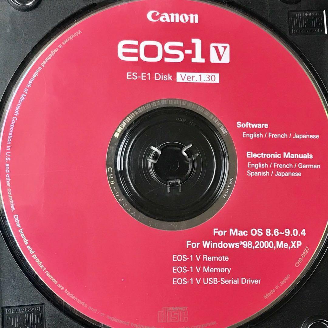 Canon ES-E1 EOS Link Software for EOS 1V, Photography, Cameras on Carousell