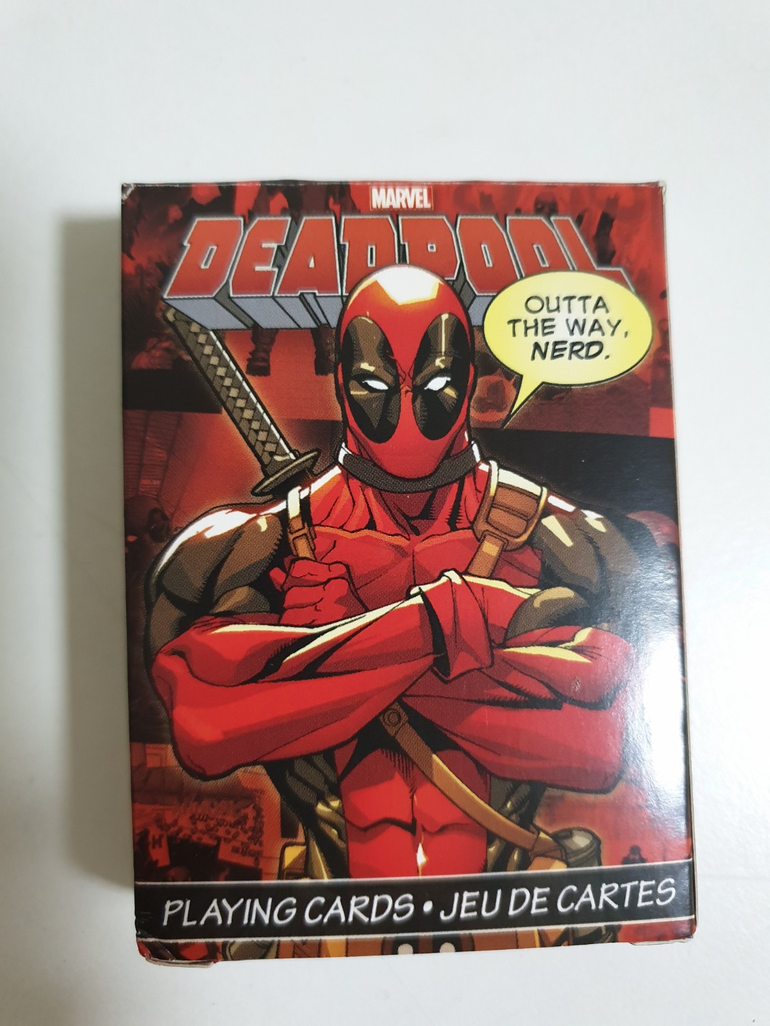 Deadpool playing cards, Hobbies & Toys, Toys & Games on Carousell