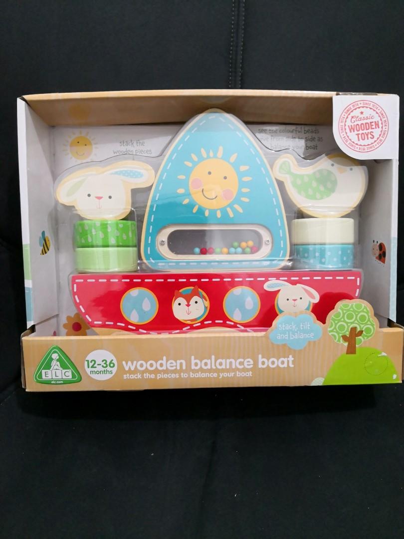 ELC wooden balance boat, Babies & Kids, Infant Playtime on Carousell