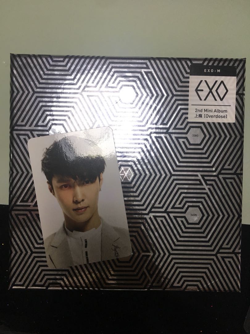EXO 2nd mini album Overdose Lay小卡, 興趣及遊戲, 收藏品及紀念品, 韓流 - Carousell